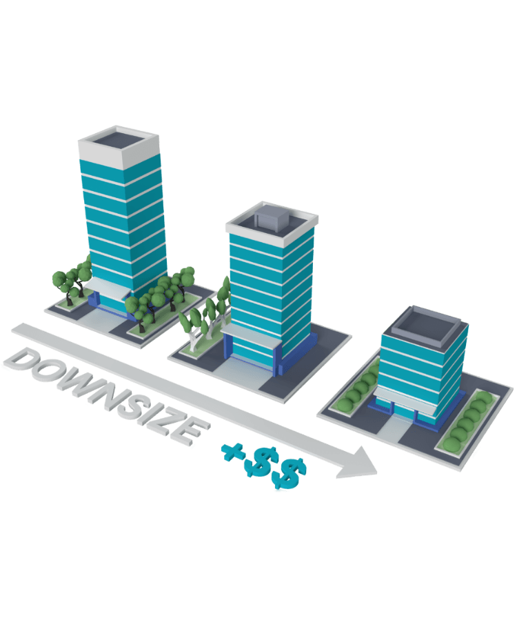 Downsizing office space | Office optimization